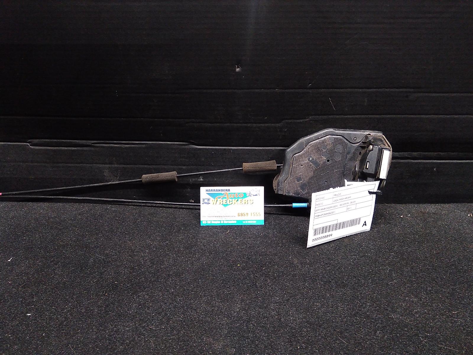 2011 TOYOTA PRADO DOOR/BOOT/GATE LOCK - Narrandera Auto Wreckers